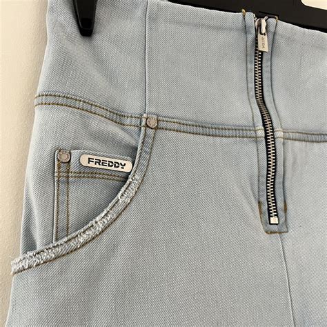Freddy Denim Jeans With Zip And Rip Details Depop
