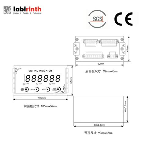 Dt Electronic Digital Weighing System Indicator Weight Display Load Cell Transmitter Amplifier