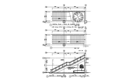 Staircase With Wall Elevation Design Cad Drawing Cadbull Gam