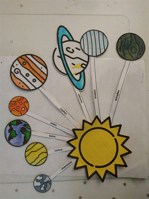 Découvre et construis ton système solaire Le blog Pandacraft