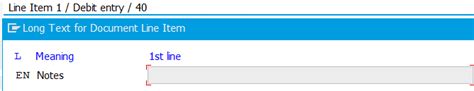 Create Text In Log Text Field Fb03 Sap Community