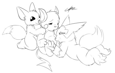 Rule 34 Eevee Fellatio Fur Furry Furry Only Interspecies Line Art
