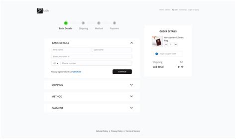 Order Processing Design For A E Commerce Site Behance