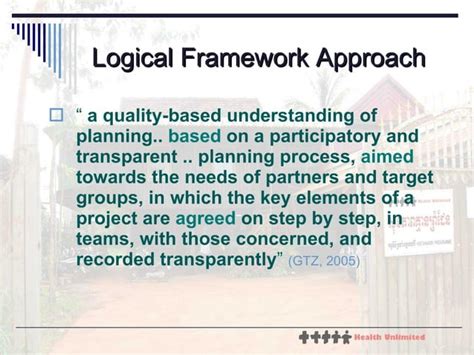 5 The Logical Framework A Short Course For Ngos Ppt