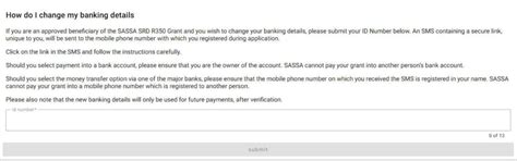 How To Update Srd Sassa Gov Za Banking Details