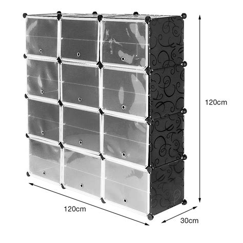 Stackable Plastic Storage Shelves Multifunctional Vicedeal