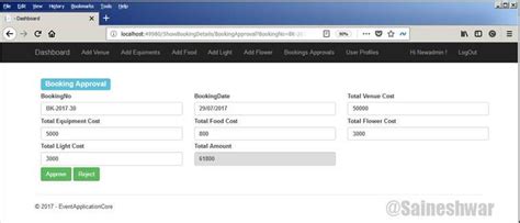 Aspnet Core Mvc Project Event Management