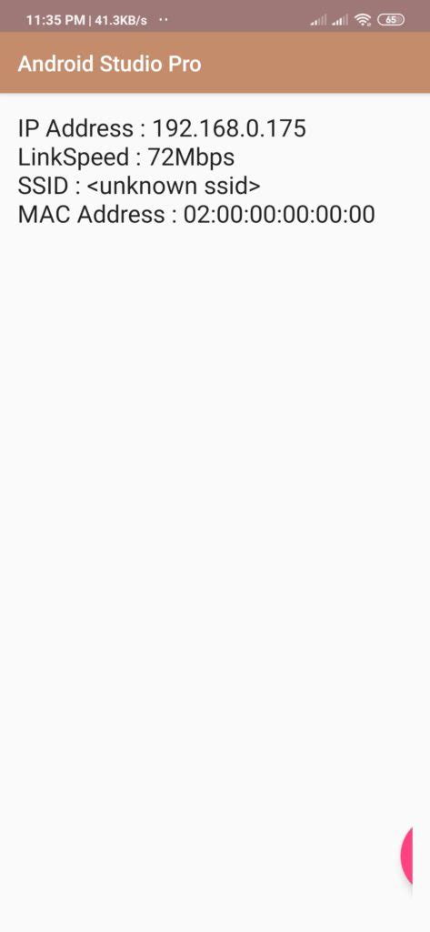How To Get Current Wifi Connection Info In Android Free Education