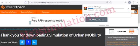 Download Sumo Simulator Ns3 Projects