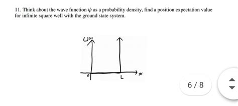 Solved Think About The Wave Function As A Probability Chegg