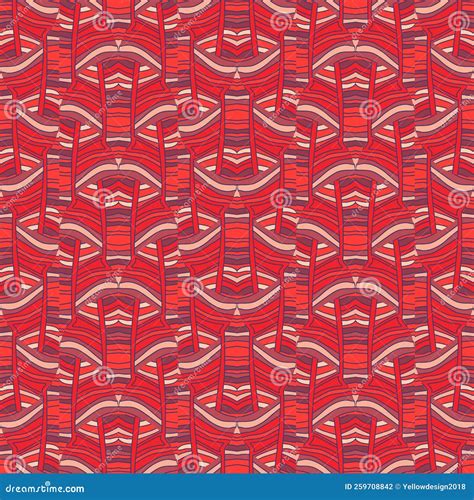 abstract linear seamless pattern outline waves tile endless wallpaper