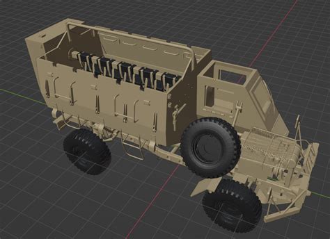 Stl File Sandf Buffel Mrap 1 35 Scale 🪖・model To Download And 3d Print・cults
