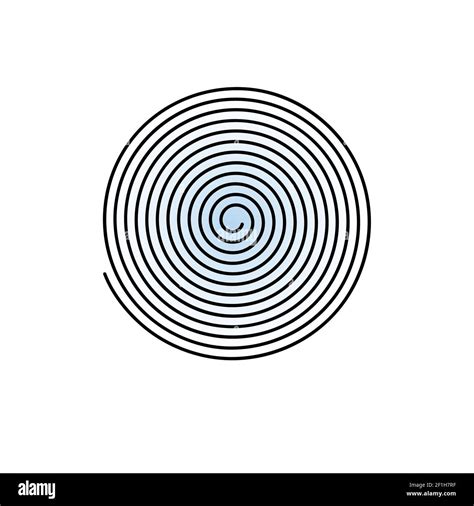 Volute, spiral, concentric lines, circular, rotating background Stock ...