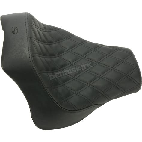 Saddlemen Black Renegade Lattice Stitch Solo Seat 818 28 002ls