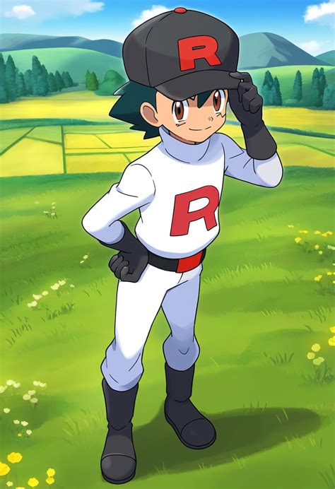 Team Rocket Ash Ketchum By Someone892 On Deviantart