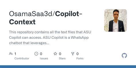 github osamasaa3d copilot context this repository contains all the