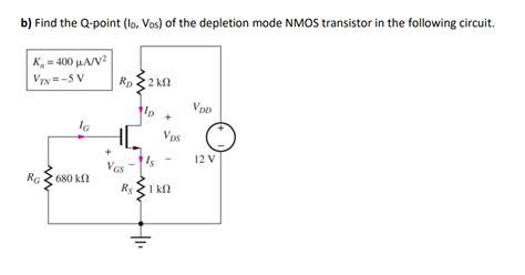 Answered Find The Q Point Id Vds Of The Bartleby