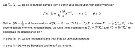 Solved Let X1 X2 Be An Iid Random Sample From A