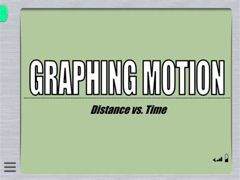 Graphing Motion Ppt