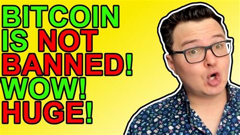 Bitcoin NOT Banned Crypto News 2021 YouTube