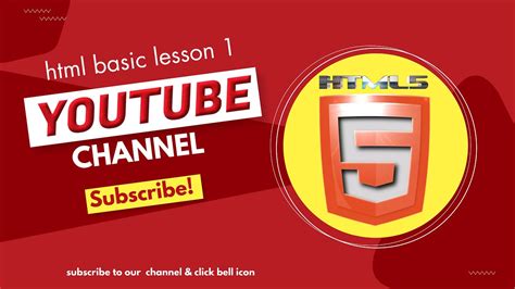 Html Basic Lesson 1 Youtube