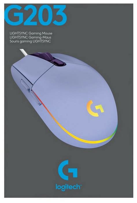 Купить Игровая мышь Logitech G G102 Lightsync, черный - цена: 1864 ...