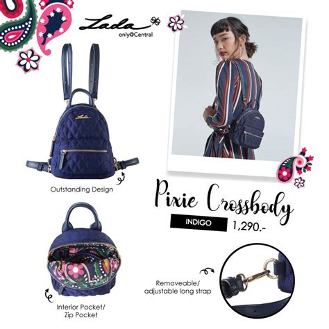 Lada Thailand Pixie Indigo 1290 💖 กระเป๋าเป้ใบเล็ก