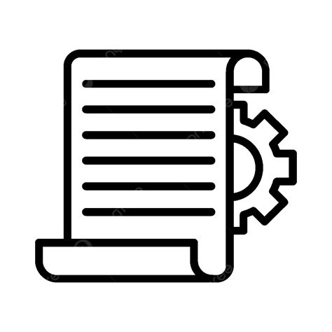 ícone De Linha De Documento Vetor PNG Dados Documento Extensão