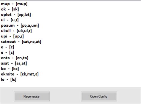 Word Generator For Conlangs Rconlangs