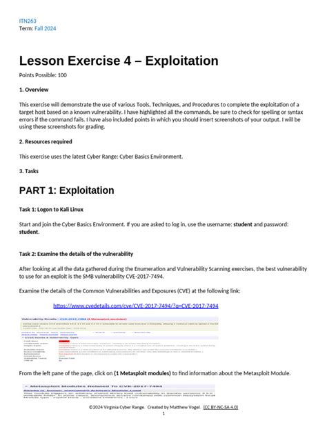 Labexploitation Pdf Secure Shell Shell Computing