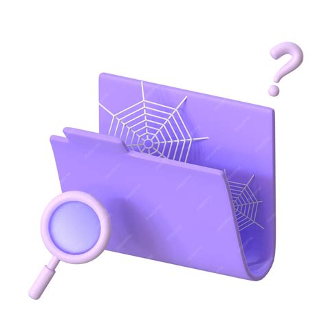 Premium Psd Document File Folder Empty State Object 3d