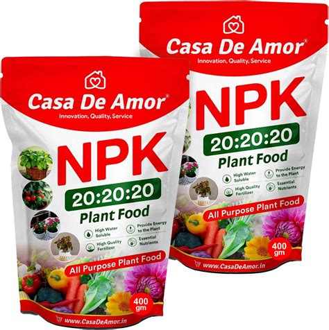 Elamgreen Organic Npk 20 20 20 Fertilizer For Plants Complete Plant