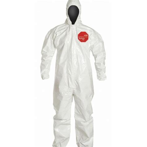 Dupont Hooded Coverallswhite3xlelasticpk6 Sl127twh3x000600 1 Kroger