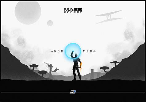 Mass Effect Andromeda Poster By Lazare Gvimradze