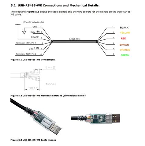 Usb To Rs485 Cable Pinout At Michelle Rist Blog
