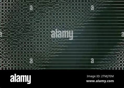 Infinite Wave Seamless Loop Animation Of Simple White Geometric Shapes
