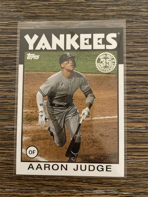 Aaron Judge Topps Series Th Anniversary B New York Yankees Values MAVIN