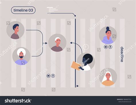 시간 관리 체계 프로젝트 일정 팀워크 스톡 벡터로열티 프리 1884607741 Shutterstock