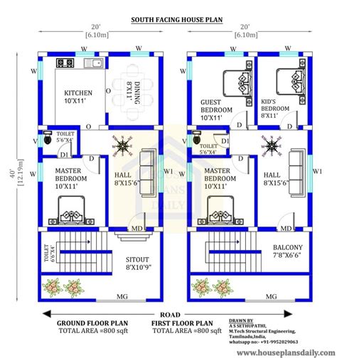 South Facing House Floor Plans 3040 Floor Roma