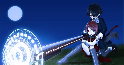 トライガルド 【pf5】月下の狙撃演習 桜華紫苑のイラスト Pixiv