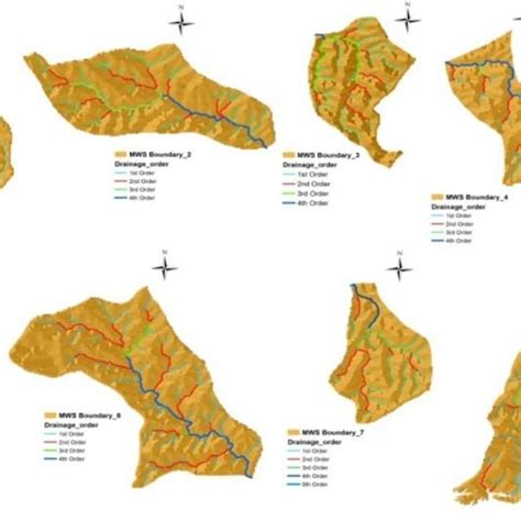Drainage And Microwatershed Map Download Scientific Diagram