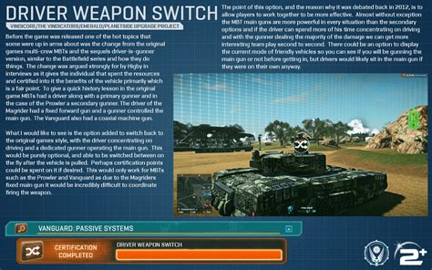 Suggestion Driver Weapon Switch Rplanetside