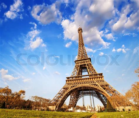 Paris Gelb Hübsch Stock Bild Colourbox