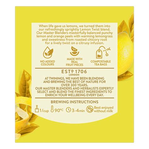 Lemon Twist Twinings Australia