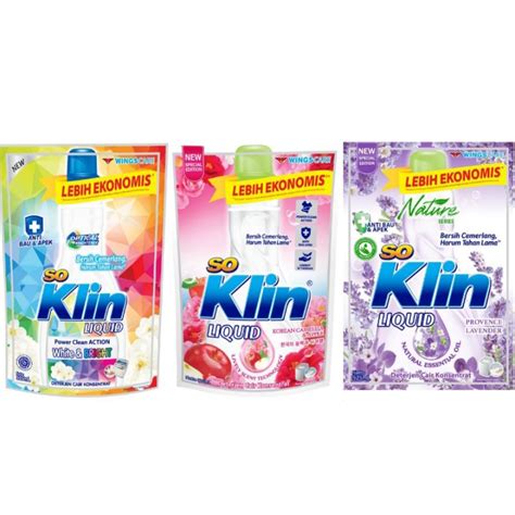 Jual Soklin Liquid Detergent Cair Ml Shopee Indonesia