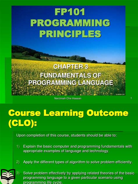 chapter 3 fundamentals of programming language pdf control flow