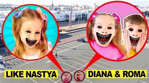 Drone Catches Like Nastya Fight Diana And Roma At Abandoned Park In