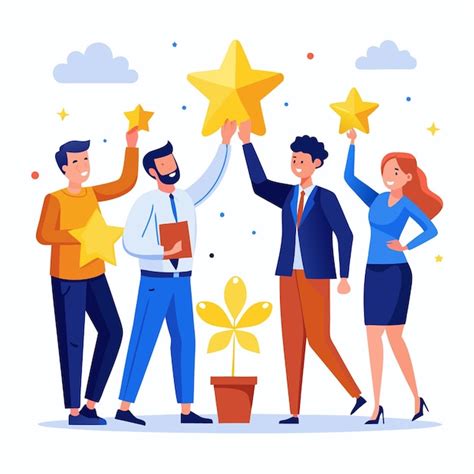 Celebrar los éxitos de los empleados Reconocimiento de conceptos para