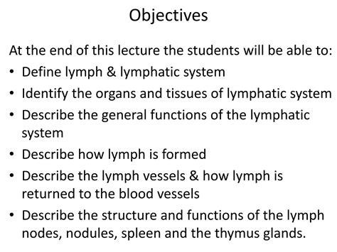SOLUTION Lymphatic System Studypool