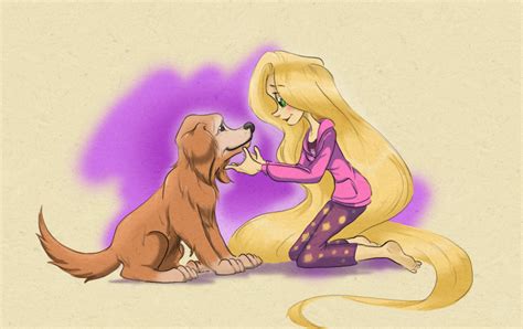 Rapunzel And Shadow By C S Hanners On Deviantart